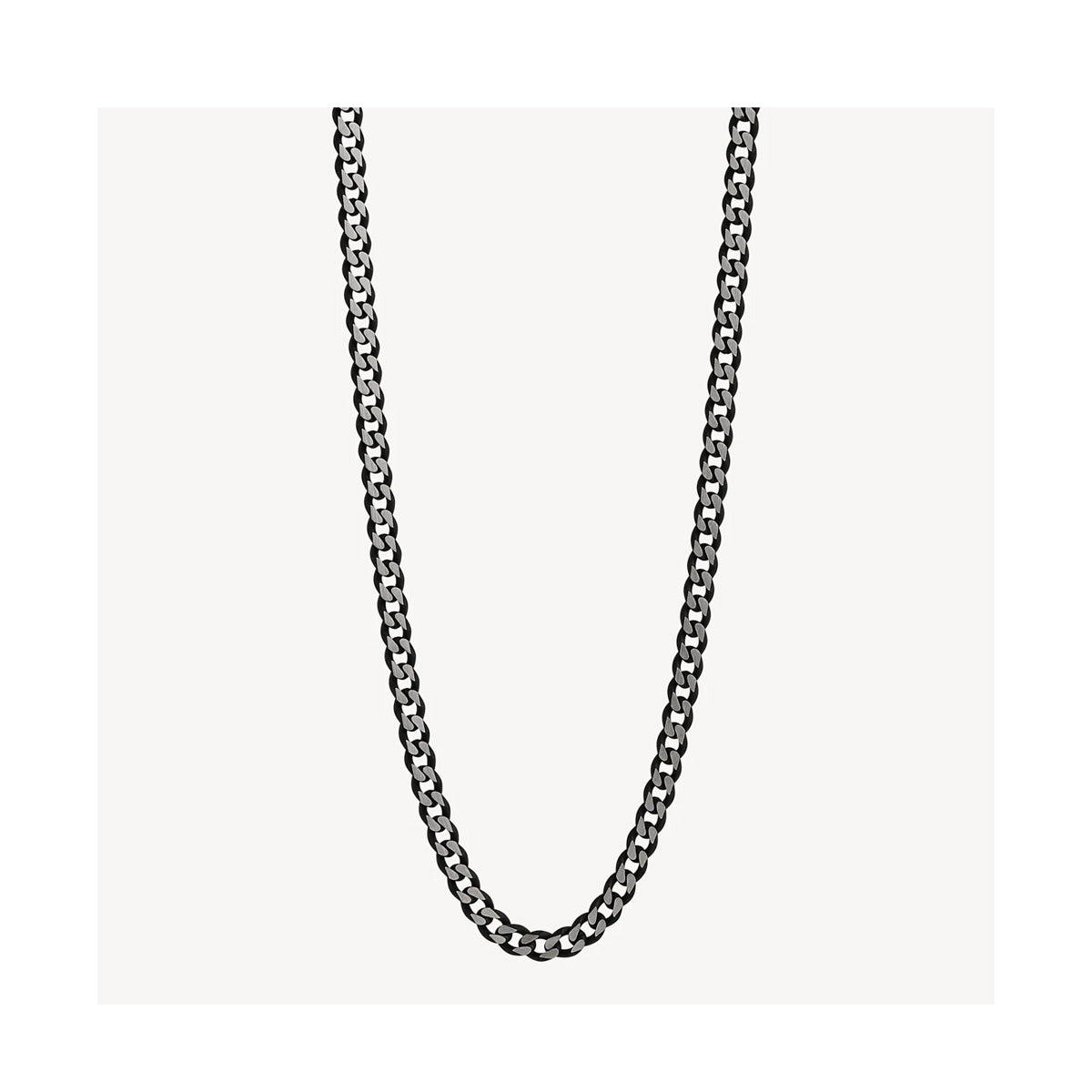 NAJO - Nero Men’s Steel Curb Chain Necklace – Panache Living